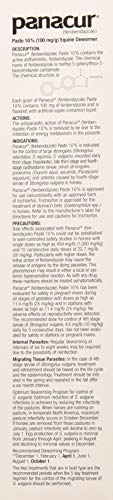 (3 Pack) PANACUR Dewormer Horse Paste 10%, 100mg Each
