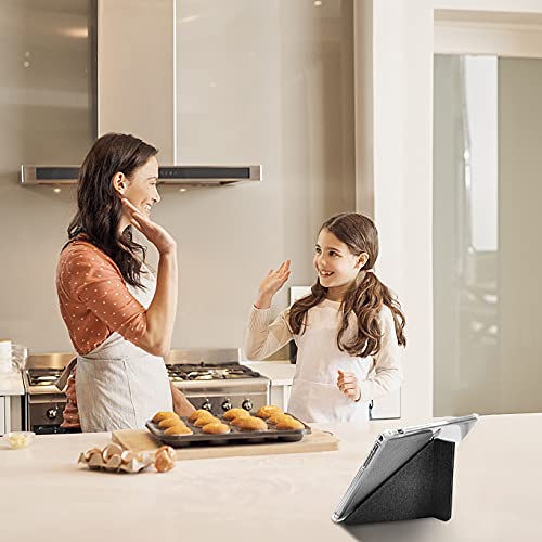 FEONAL K116/K118 Leather Protective Case for 10/10.1 Inch Tablet, Tablet 10 Inch Drop-Proof Protective Case- Grey