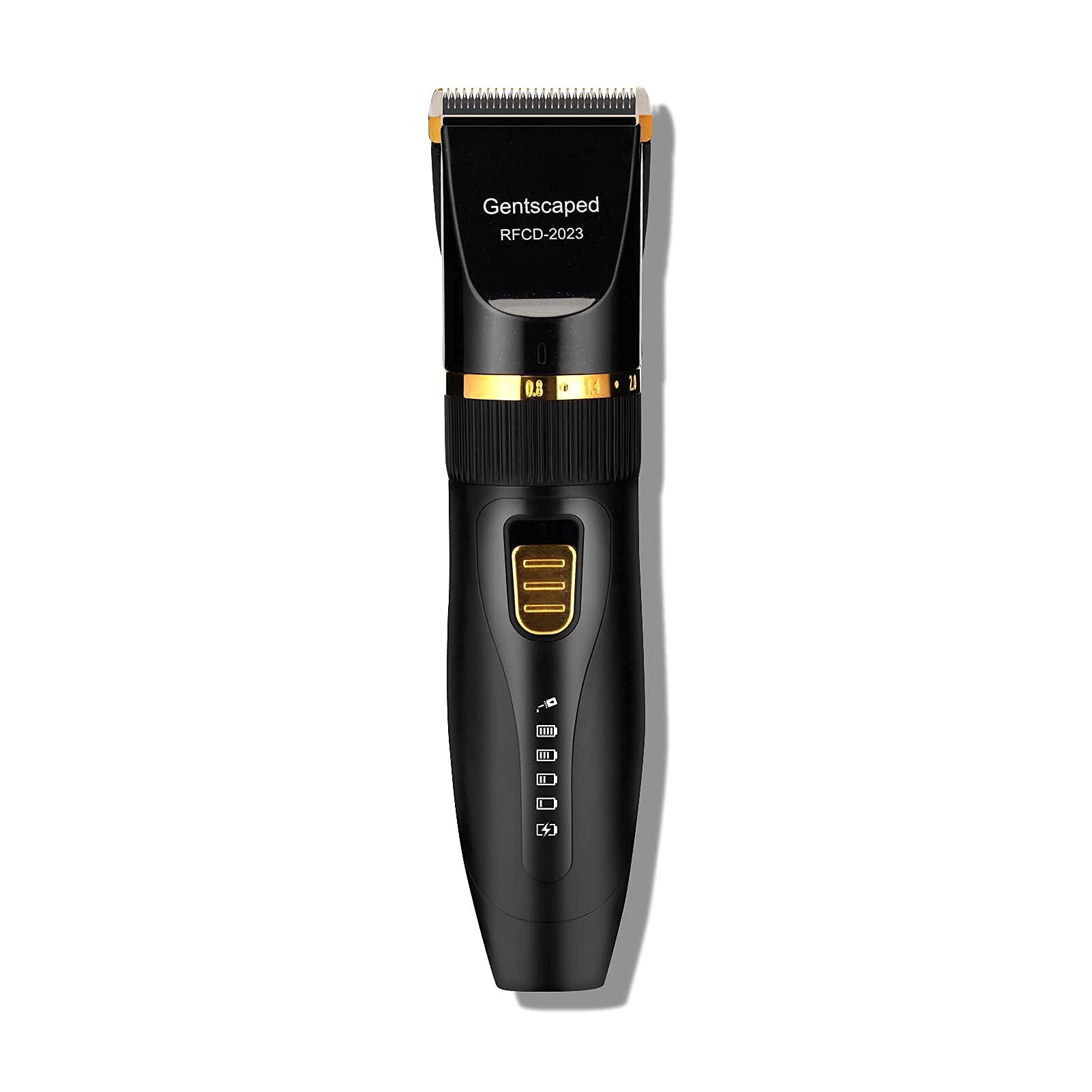Professional Rechargeable Hair Clippers for Men,Gentscaped Hair Trimmers Cordless Precision Power,Barber Shavers Hair Cutting Kit,Titanium Steel Blade and LED Digital Display