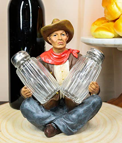 "Home DƩcor Accents" Western Cowboy Kissing Cowgirl Ceramic Salt And Pepper Shakers Set - Home Accents 33-kl1-9990