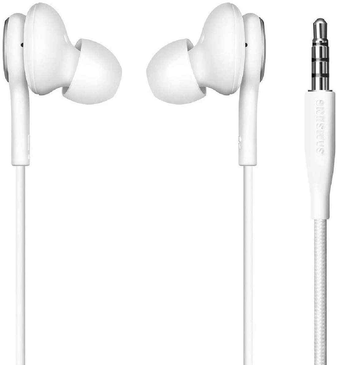 UrbanX Corded Stereo Earbuds Headphones for Micromax A52 (US Version with Warranty) with Microphone and Volume Buttons Braided Cable