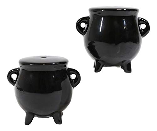 "Home Décor Accents" Halloween Witching Hour Witch Magic Cauldrons Salt N Pepper Shakers - Home Accents 33-kl1-9016