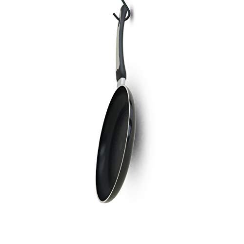 10 PCS Heavy Duty Black S Shaped Hooks for Hanging Pots and Pans Metal Hook Coat Hanger Perfect S Hook for Planter Pot Coat Bag Kitchen Bathroom Bedroom and Office (2.5")