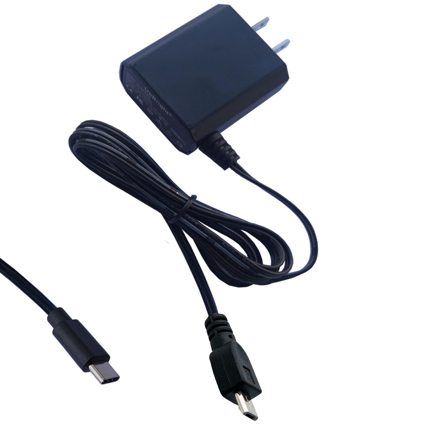 UpBright Micro USB & USB-C 5V AC/DC Adapter Compatible with Bissell AeroSlim TurboSlim 2986 29869 29861 29867 29868 2986T Li-ion Battery Cordless Handheld Vacuum Cleaner Hand Vac Power Supply Charger