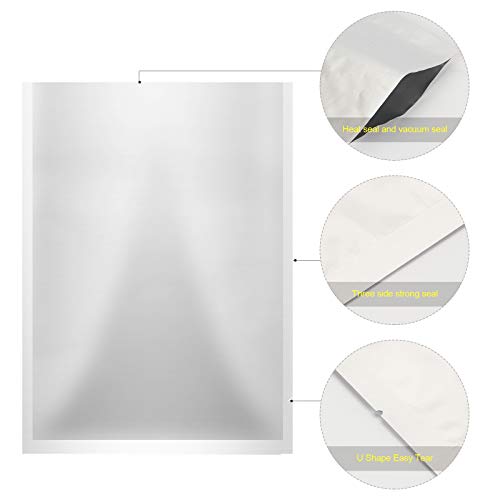 10 Pieces 5 Gallon Mylar Bags, Mylar Bags for Food Storage (17.7" x 23.6") 4.5 Mils Thick