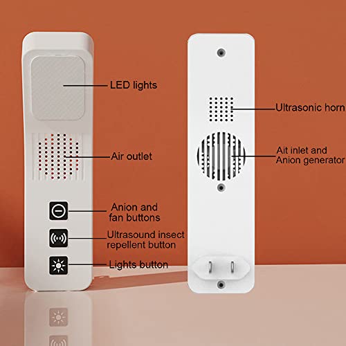 (2 Pack) Plug in Air Purifier for Home, Mini Portable Air Purifier Best for Home Office Car Room Bedrooms Toilets