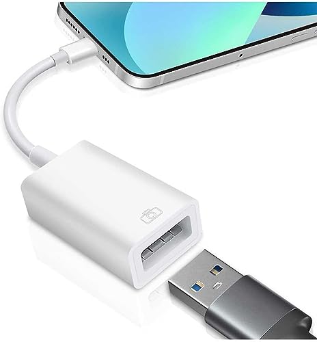 [Apple MFi Certified] Apple Lightning to HDMI Adapter for iPhone to TV, 1080P Digital AV Adapter Sync Screen Connector Cable Compatible for iPhone 14 13 12 11 XS XR X 8 iPad to HDTV Projector Monitor