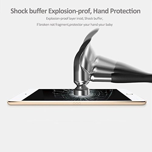 [BISEN] Fit for iPad 10.2 (7th Gen, 2019) Tempered Glass Screen Protector [Anti-Glare Matte Anti-Fingerprint], Anti-Scratch, Shatterproof, Lifetime Protection