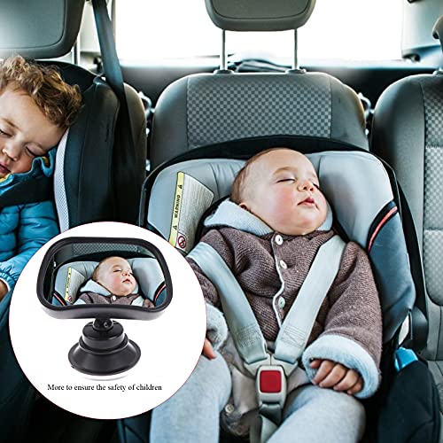 Baby Car Mirror for Rear View Shatterproof Baby Backseat Mirror with Suction Cup 360¡ã Adjustable Safety Car Seat Mirror for Back Seat Rear Facing Infant Clear Wide Vision Rear Facing Car Seat Mirror