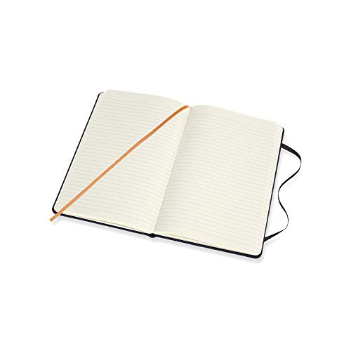 "Moleskine Limited Collection Denim Notebook, Hard Cover, Large (5"" x 8.25"") Ruled/Lined, Prussian Blue, 240 Pages" (LCDNB1QP060)