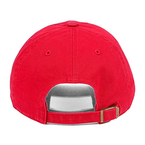 '47 Blank Classic Clean Up Cap, Adjustable Plain Baseball Hat for Men and Women β Red
