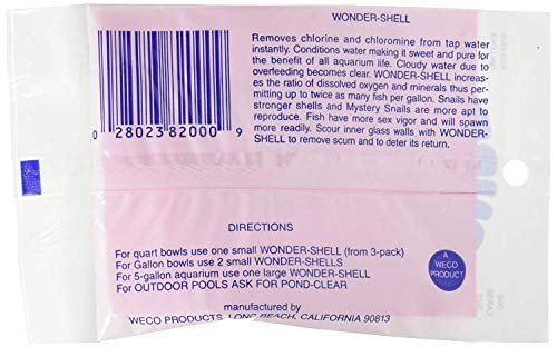 (3 Pack) Weco Wonder Shell Natural Minerals, Large, for a Total of 3 Large Shells