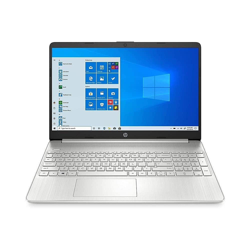 HP 2022 15.6" FHD Laptop Computer, AMD Ryzen 5-5500U Processor(Beats Intel i7-1065G7), 12GB RAM, 512GB PCIe SSD, AMD Radeon Graphics, HD Webcam, Bluetooth, Wi-fi, Win 10, Silver, 32GB USB Card