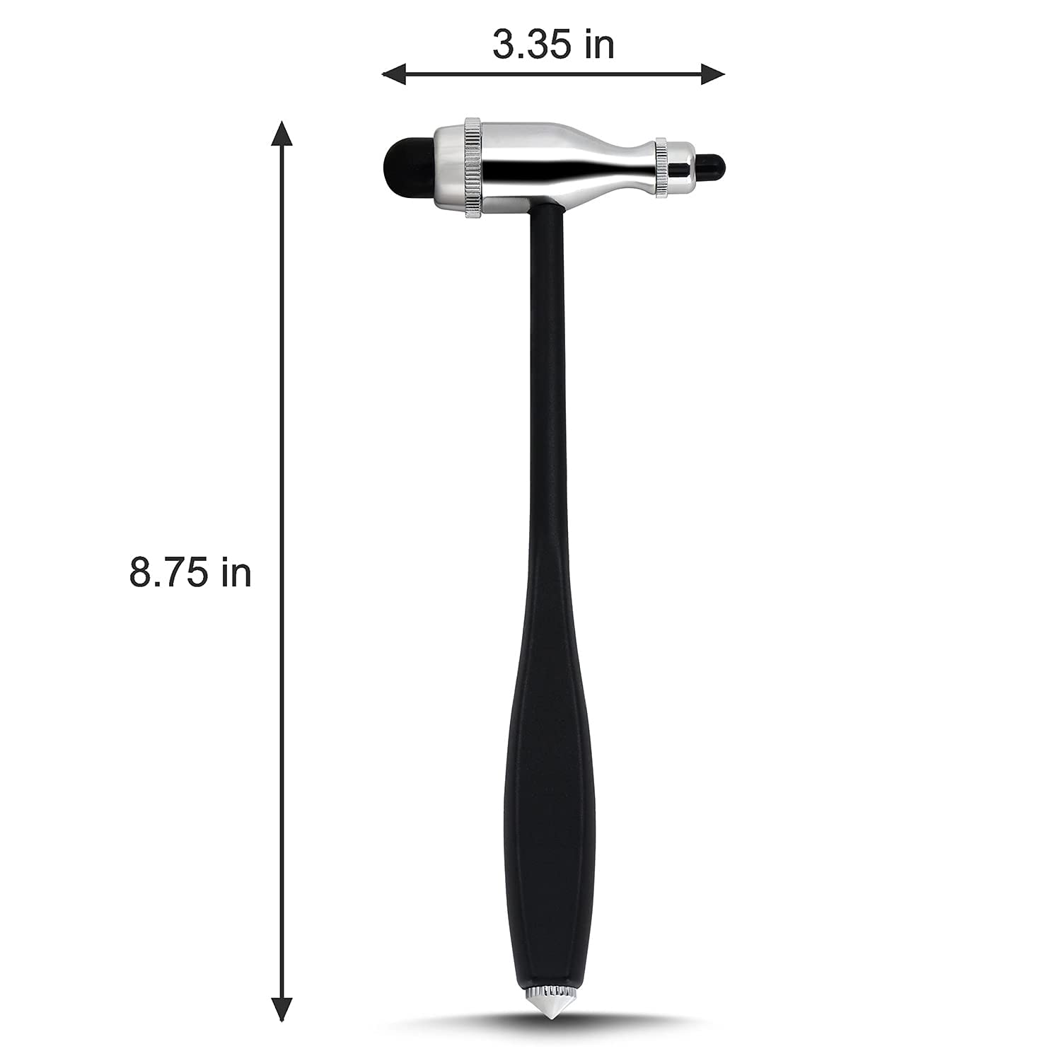Tromner Reflex Hammer Neurological Medical Tool with Built-in Brush for Cutaneous and Superficial Responses β Light Percussion Reflex Hammer Medical Tool for Reflex Testing