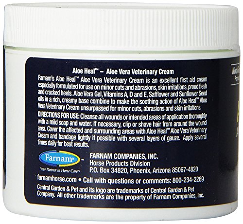 (2 Pack) Farnam Aloe Heal Veterinary Cream with Aloe