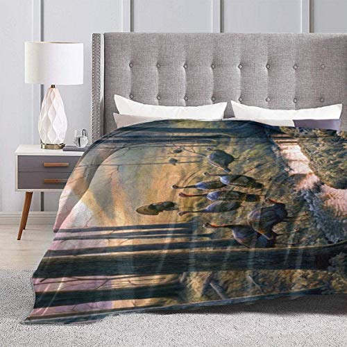 80"x60" Blanket Wildlife Bird Pheasant Turkey Throw Blanket Ultra Soft Blanket Lightweight Bed Blanket Quilt Durable Home Decor Fleece Blanket Sofa Blanket