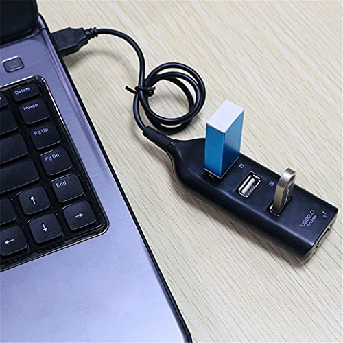 GPPZM Hi-Speed Hub Adapter USB Hub Mini USB 2.0 4-Port Splitter for PC Laptop Notebook Receiver Computer Peripherals Accessories (Color : White)