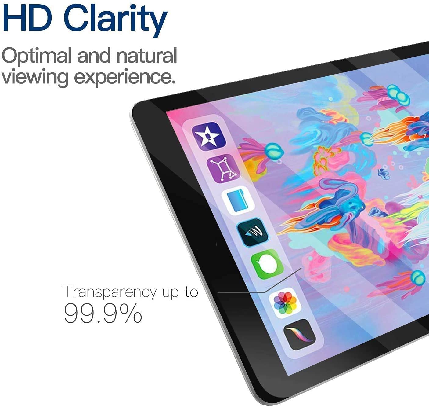 Hyjoy Tablet 9 inch / HB901 Screen Protector, Tempered Glass Film [ Anti-Fingerprints ] [ Touch Sensitive ] [ Case Friendly ] 9H Hardness Protective Film Screen Protector for Hyjoy HB901