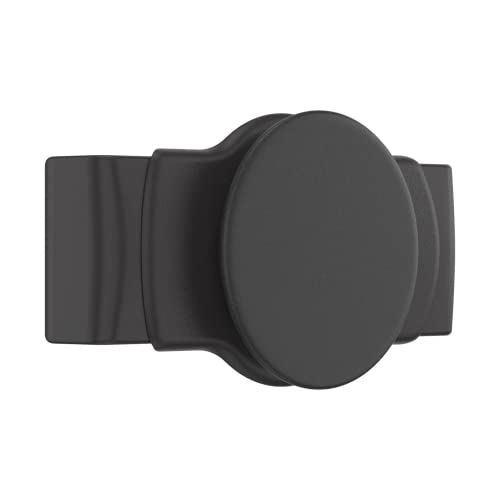 PopSockets Phone Grip Slide for Phones and Cases, Sliding Phone Grip with Expanding Kickstand, Square Edges - Black