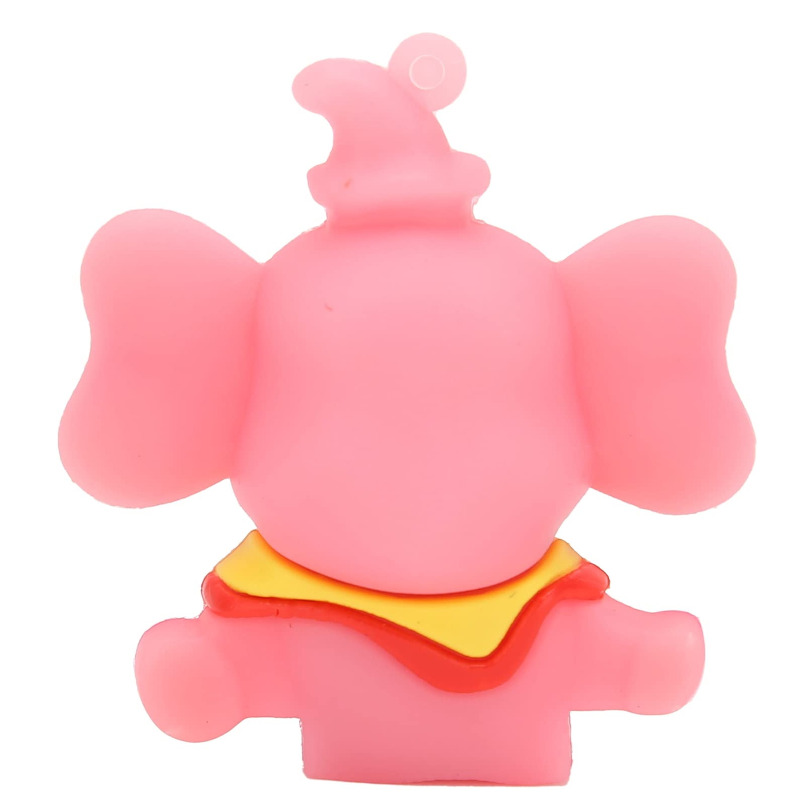 Kafuty-1 128GB Cute USB Flash Drive, Pink Elephant Cute Memory Stick Stitch Thumb Drive, Novelty Cartoon USB Jump Drive for Storage(128GB)