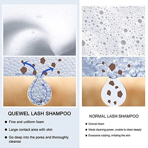 Lash Shampoo Lavender 100ml Eyelash Shampoo For Lash Extensions Eyelid Foaming Cleanser With Lash Shampoo Brush And Bottle Paraben & Sulfate Free For Salon And Self Use(lavender,100ml)