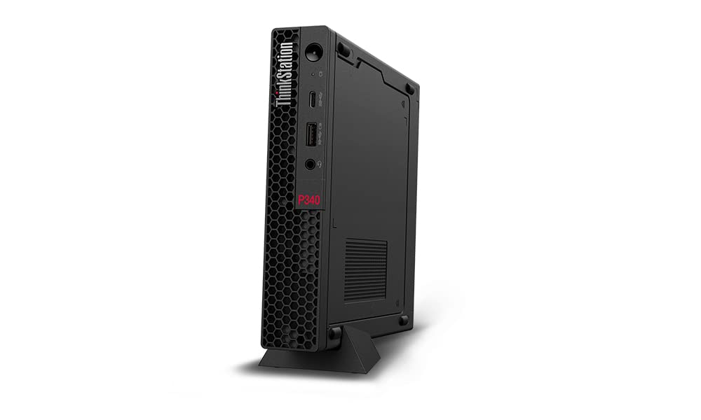 Lenovo ThinkStation P340 30DF001CUS Workstation - 1 x Intel Hexa-core (6 Core) i5-10500 3.10 GHz - 16 GB DDR4 SDRAM RAM - 512 GB SSD - Tiny - Raven Black - Windows 10 Pro 64-bit - English (US) Keyboar