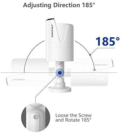 SMONET 3MP Wireless IP Camera Outdoor, Replacement and Extra Camera 3MP Wireless Security Camera System Only. High Resolution IR Cut 65Ft Night Vision.Check If It Can Work for You Before Your Order…