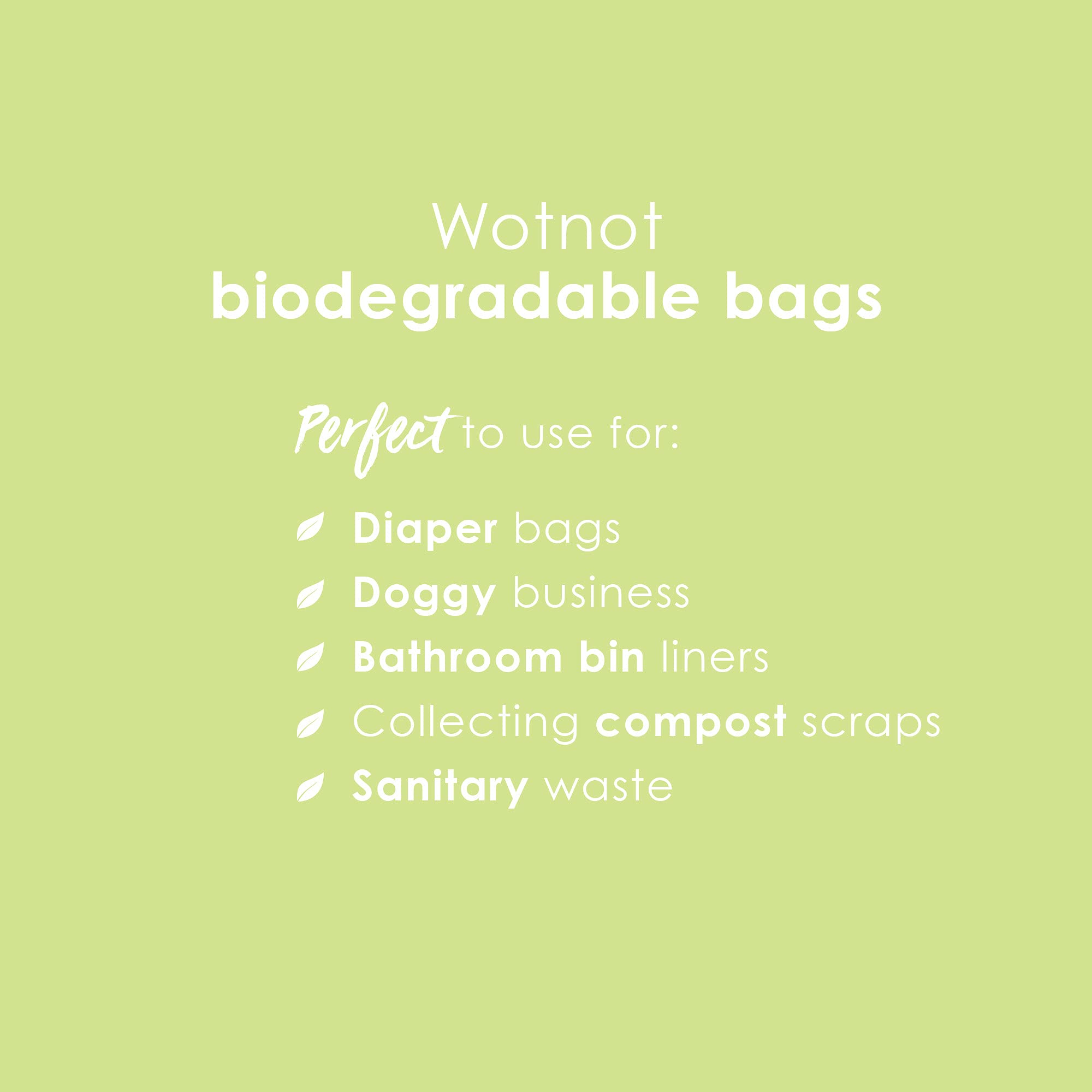 Wotnot - Biodegradable Diaper Bags, 50 Count (Pack of 3)