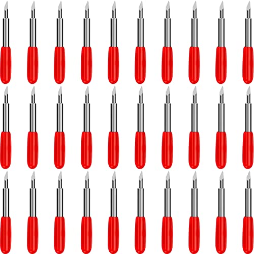 30 Pcs 45 Degree Standard Cutting Blades, Replacement Blades Compatibility with Explore Air 2/Air 3 /Maker/Maker 3/Expression for Most Vinyl Fabric Cutting