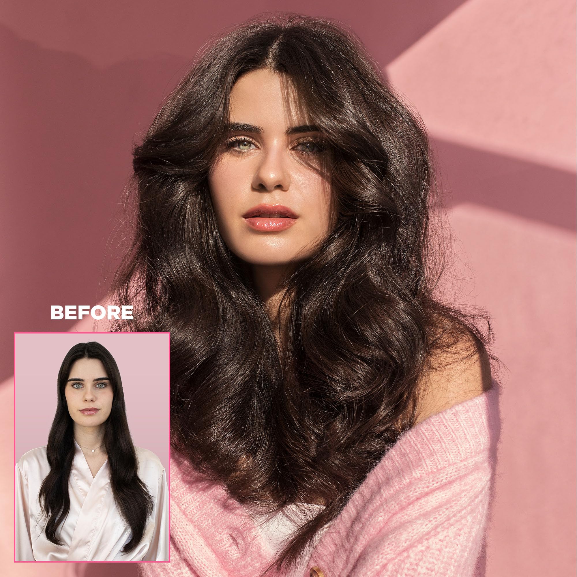 Design.Me PUFF.ME Hair Volume Shampoo and Conditioner Bundle | Paraben & Sulfate Free Shampoo & Color Conditioner Enriched with Sunflower Seed Oil | Color-Safe Hair Volumizer Set, (10 Fl Oz Each)
