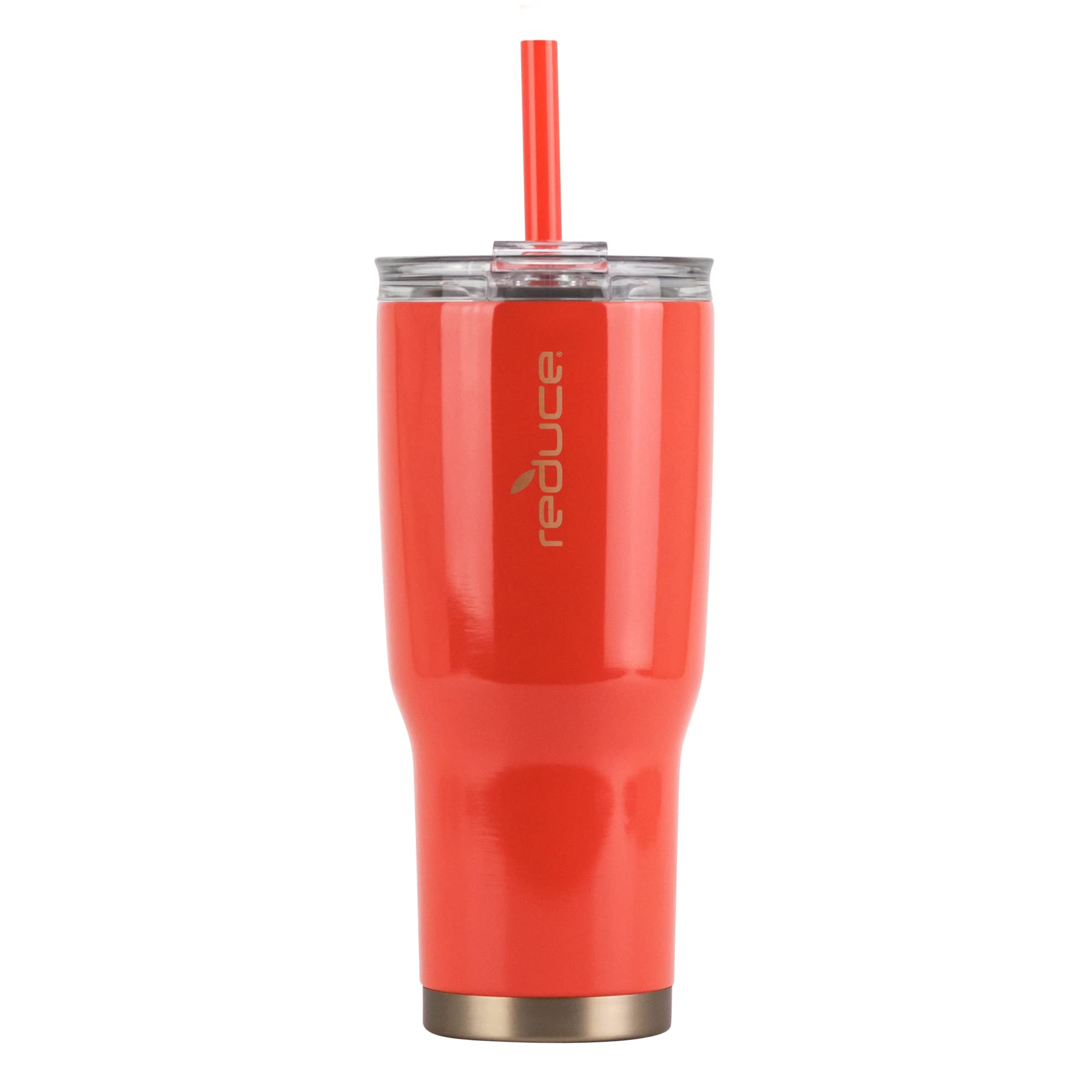 REDUCE 24 oz Tumbler, Stainless Steel - Keeps Drinks Cold up to 24 Hours - Sweat Proof, Dishwasher Safe, BPA Free - Cayenne, Opaque Gloss