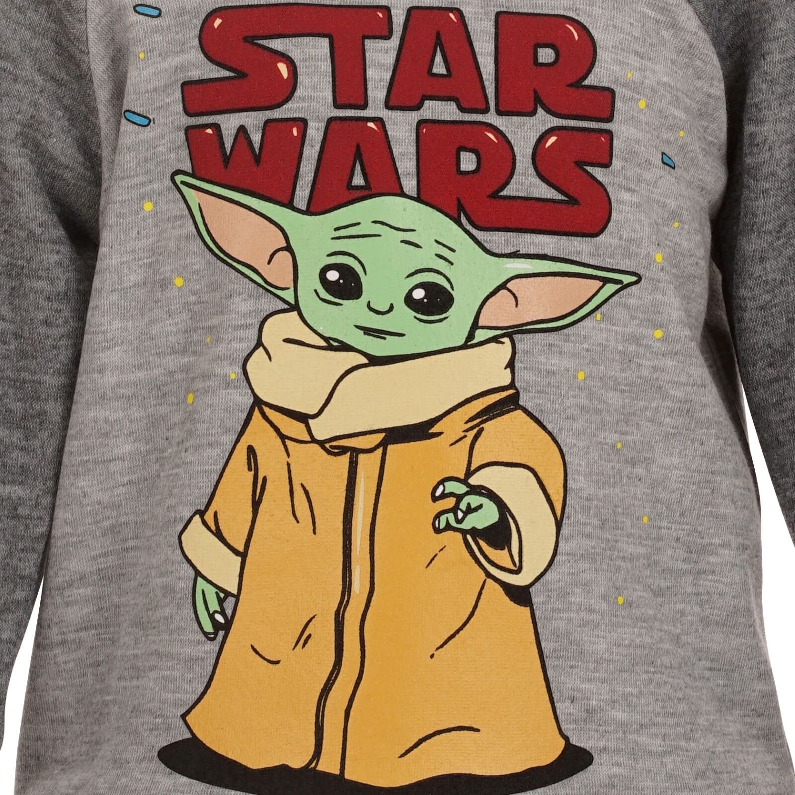 STAR WARS The Mandalorian Baby Yoda Big Boys Fleece Hoodie & Pants Gray 10-12