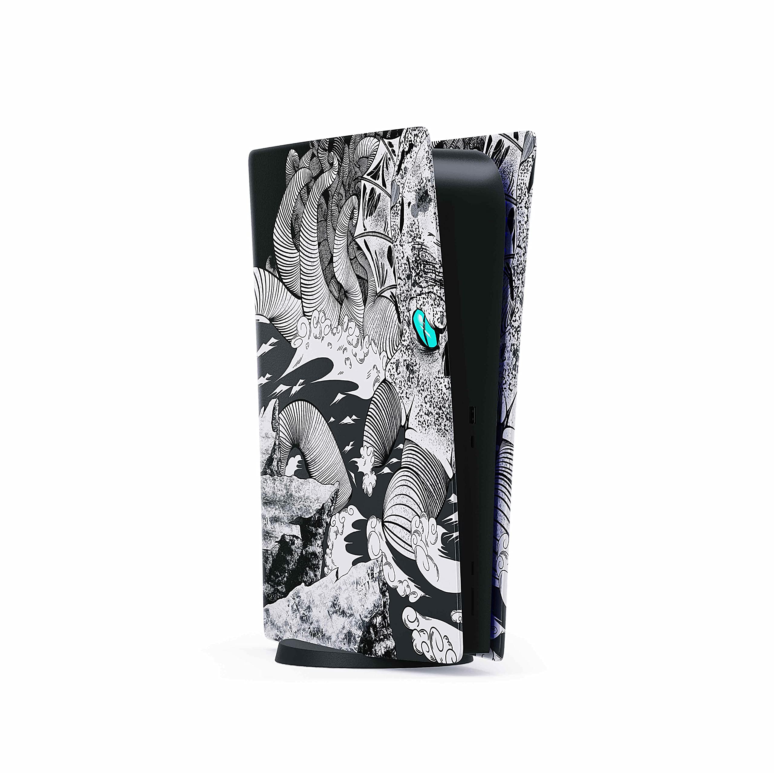 "Cthulhu" Patterned 3M Vinyl Skin for PS5 Standard Disc Edition Console