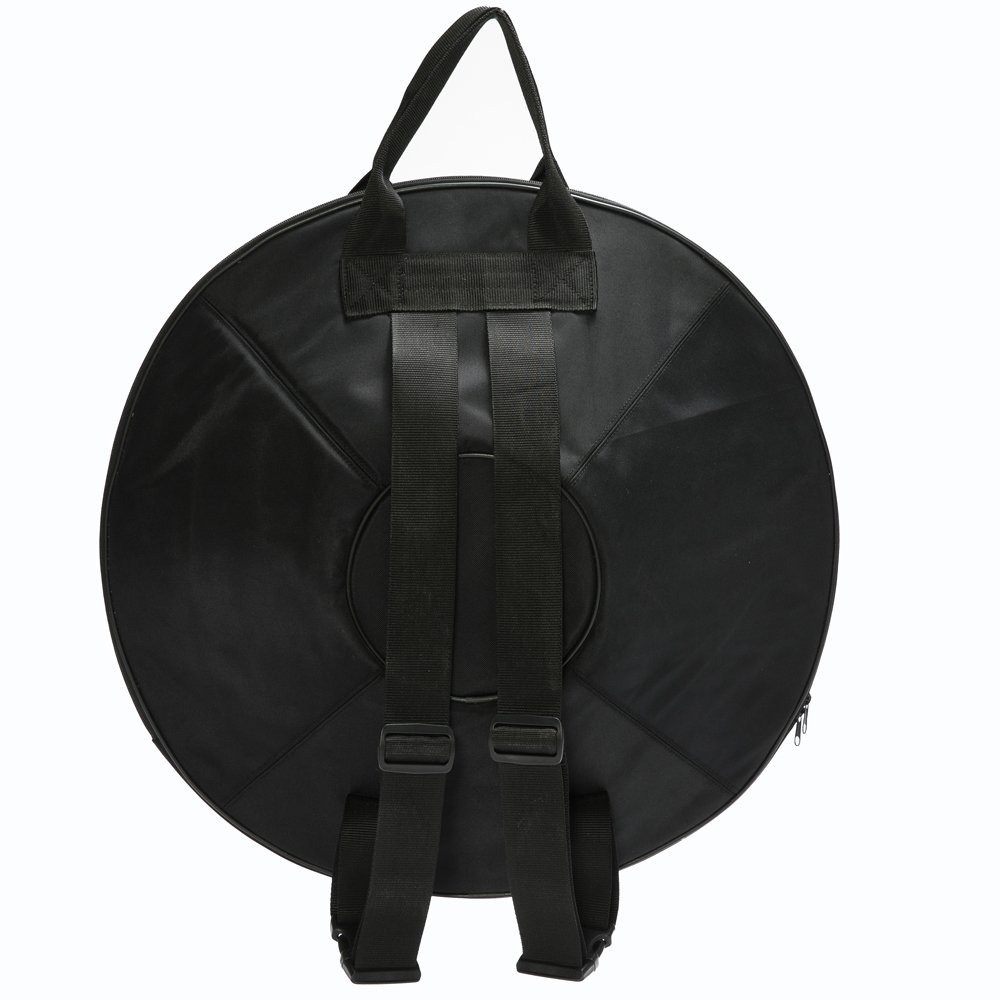 "Lark Music" hand pan in D Minor 9 notes steel hand drum + Soft Hand Pan Bag (22.8" (58cm), Deep Blue (D Minor), Gift Idea