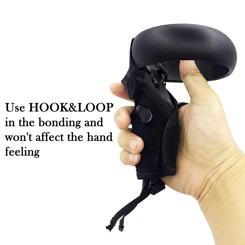 (1 Pair) Orzero Controller Grip Strap Cover Compatible for Quest VR, Rift S, Washable Protective Sleeve VR Gaming Headset Controller