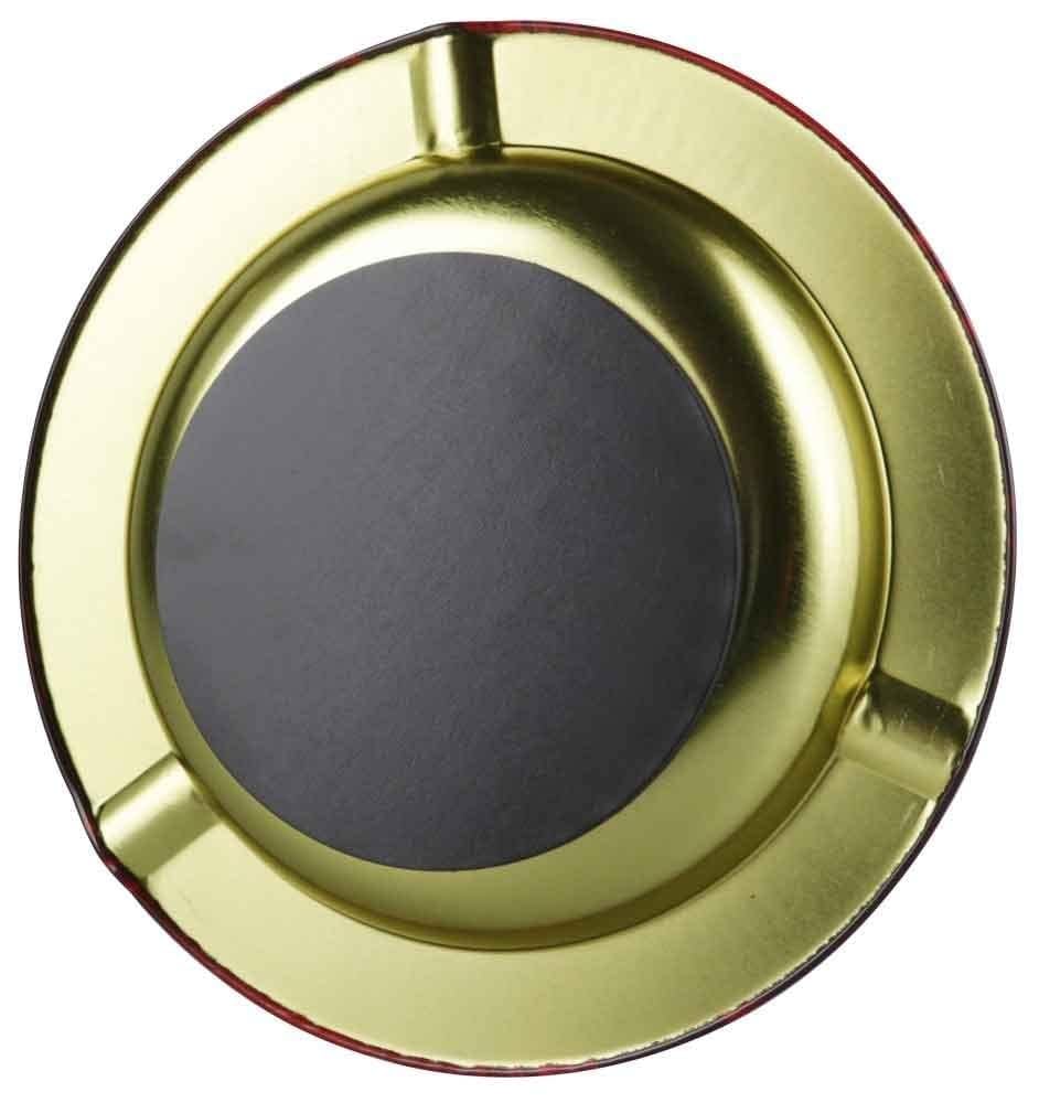 "RAW Round Metal Ashtray - Magnetic / 5.5""", brown (18443)