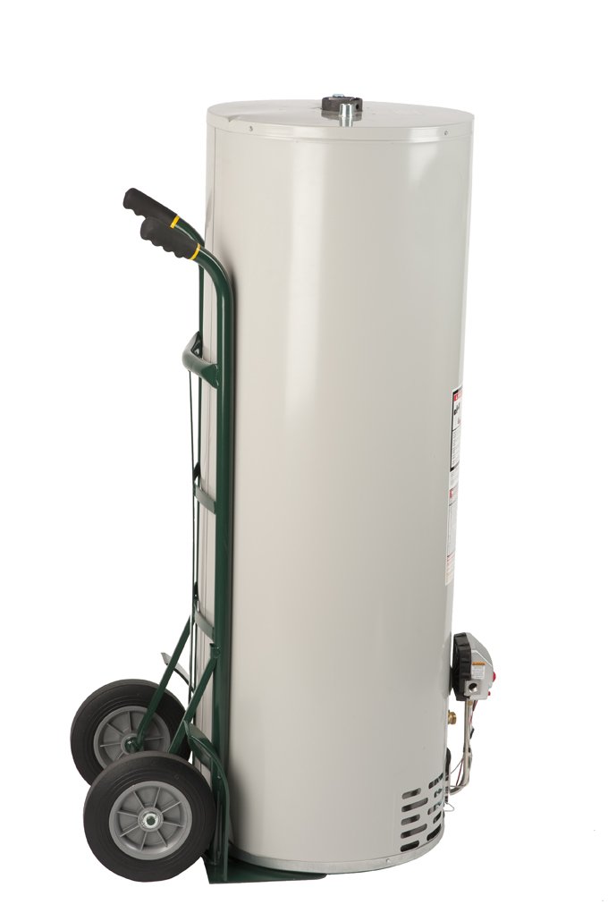 "Harper Trucks 800 lb Capacity Steel Dual Handle Heavy-Duty Hand Truck with 10"" Flat-Free Solid Rubber Wheels" (H51T86)