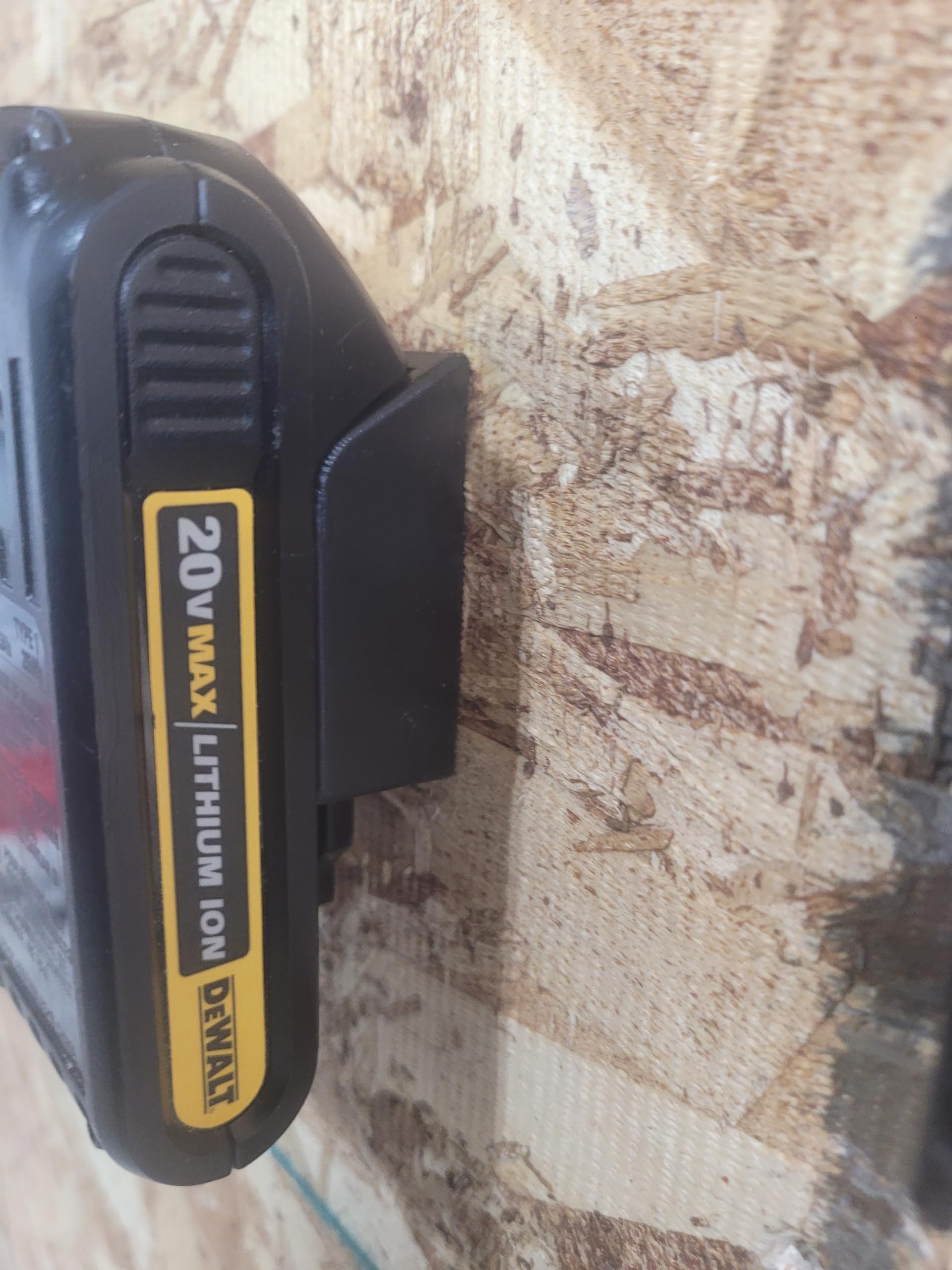 (10 Pack) Commander Tools Battery Holders Compatible with Dewalt 20v & 60v Batteries - Wall Mounts / Hangers / Rack