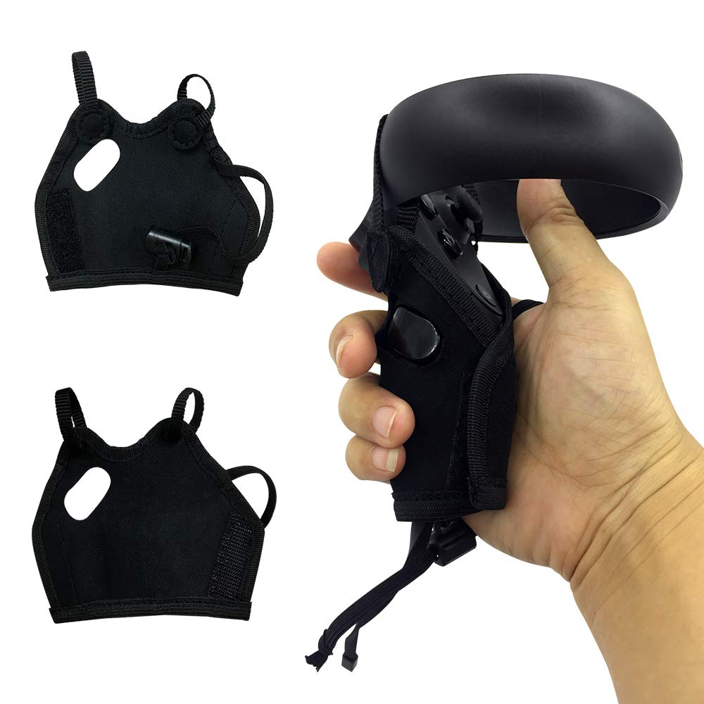 (1 Pair) Orzero Controller Grip Strap Cover Compatible for Quest VR, Rift S, Washable Protective Sleeve VR Gaming Headset Controller