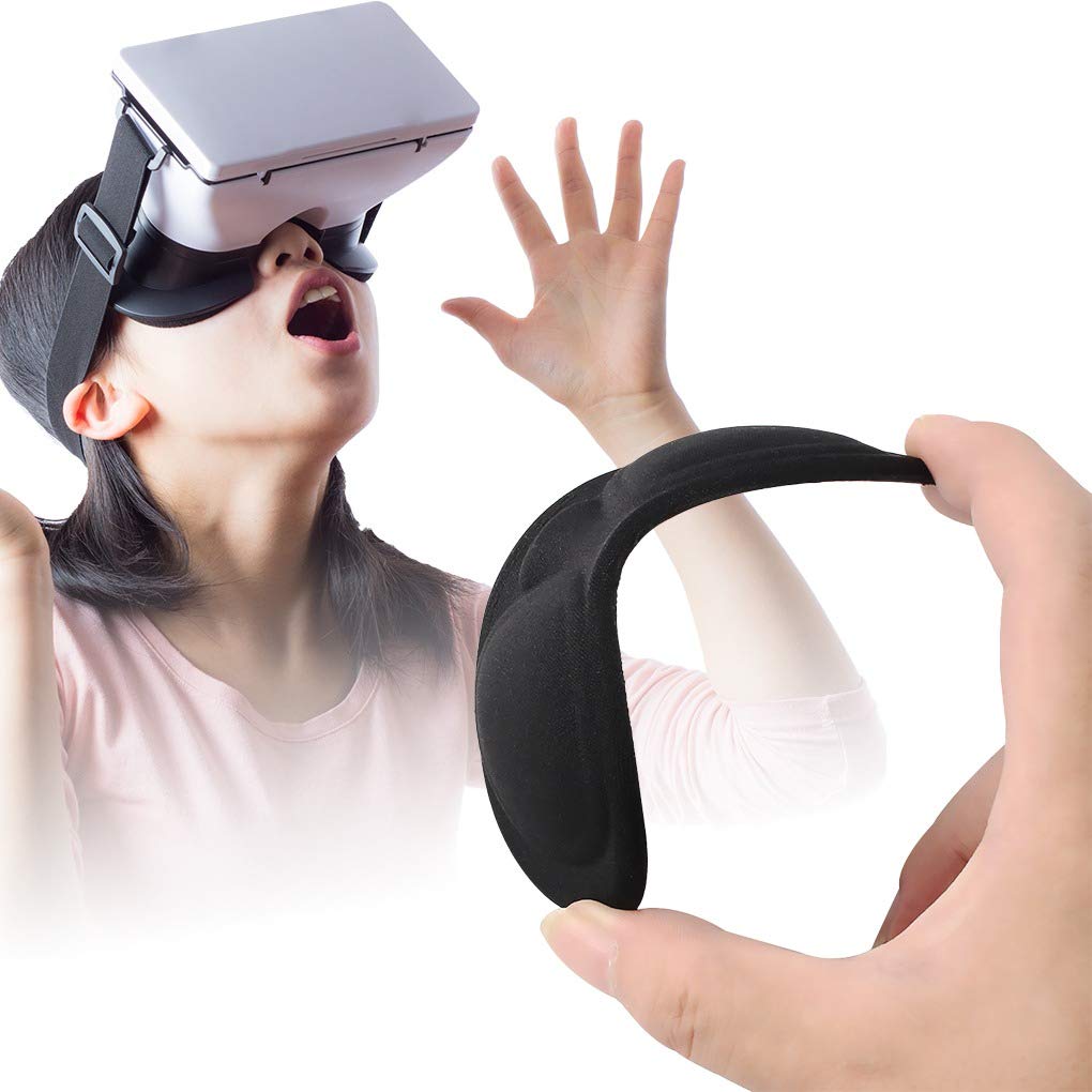 (1 Pack) VR Lens Protective Cover Dust Proof Cover for Oculus Quest 2,anti-scratch Anti-dust Washable Protective Sleeve - Black