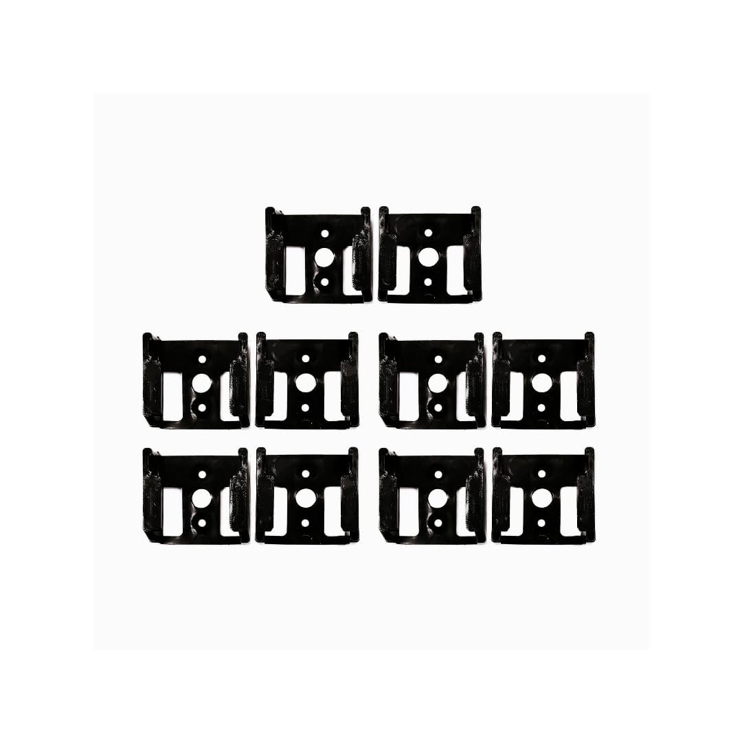 (10 Pack) Locking Battery Holder for Milwaukee M18 Batteries - Wall Mount - Commander Tools