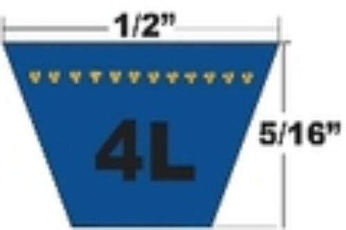 (1/2" x 109") Deck Belt for Cub Cadet Troy Bilt Toro 754-04045 954-04045 112-5800 112-6076