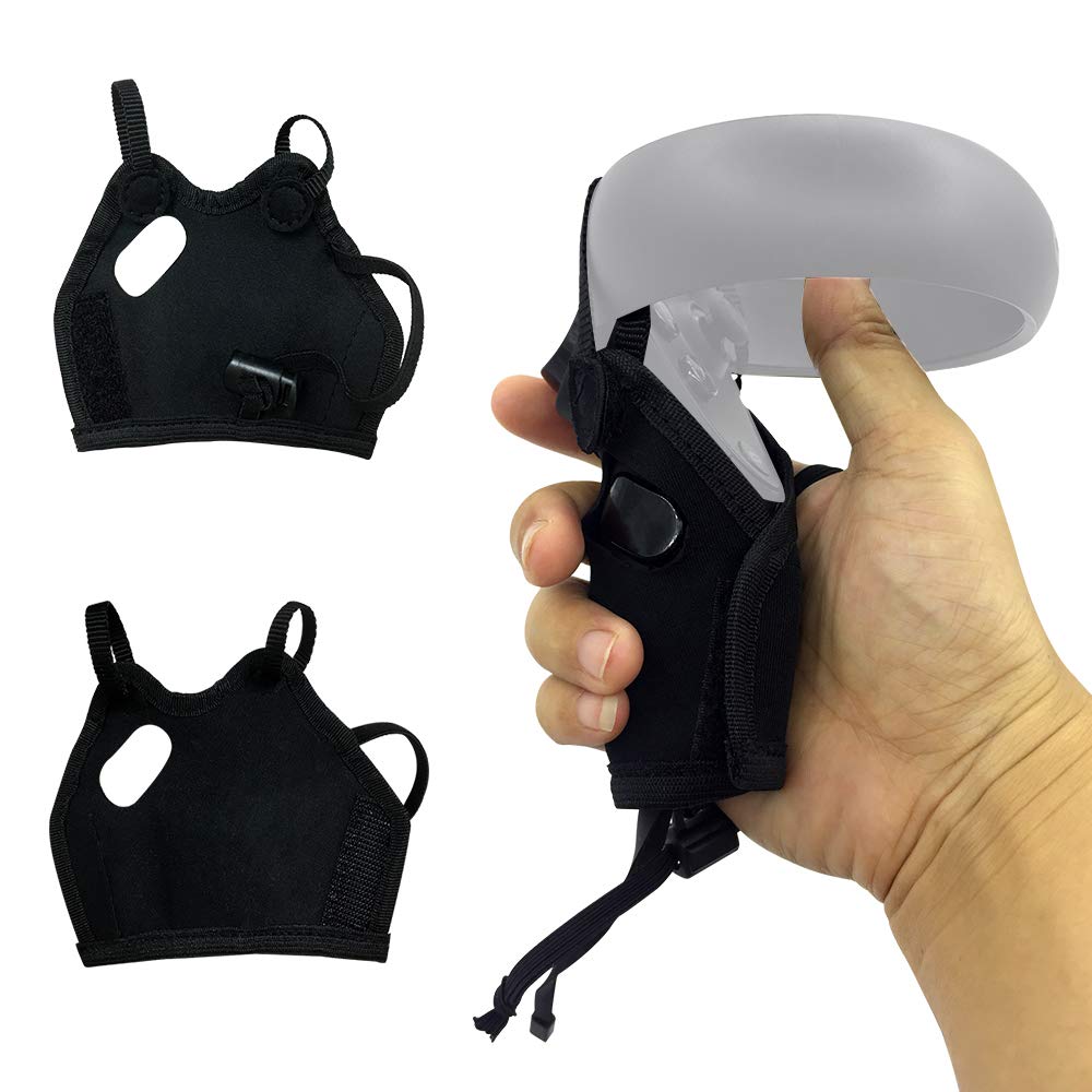 (1 Pair) Orzero Controller Grip Strap Cover Compatible for Quest VR, Rift S, Washable Protective Sleeve VR Gaming Headset Controller