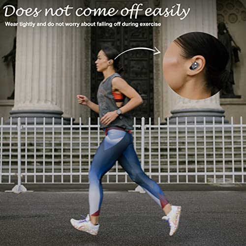 (2 Pairs) Seltureone Compatible for Samsung Galaxy Buds Live Ear Tips, Non-Slip Sound Leakproof Earbuds Cover Accessories for Galaxy Buds Live, Black