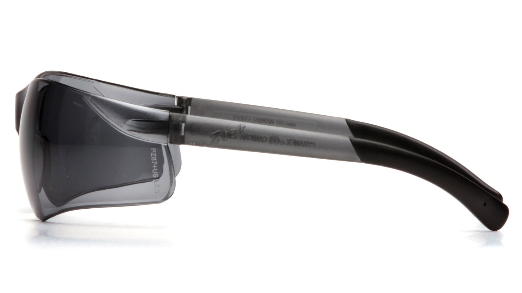 (12 Pair) Pyramex Mini Ztek Glasses Gray Frame/Gray Lens (S2520SN) by Pyramex