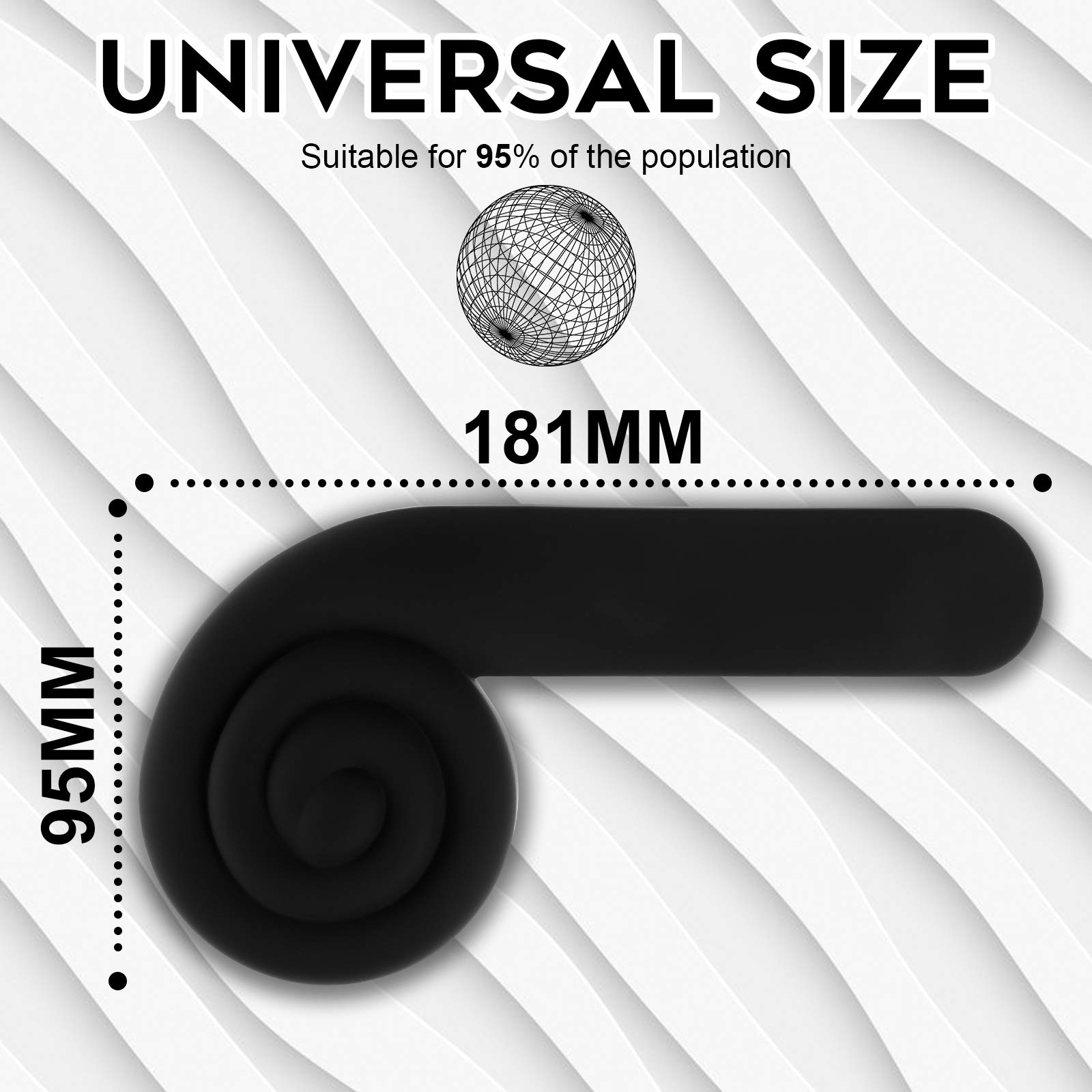 (1 Pair) Orzero Silicone Earmuffs Compatible for Quest 2, Quest VR Headset, Enhanced Sound Reduce Noise Soft and Comfortable - Black