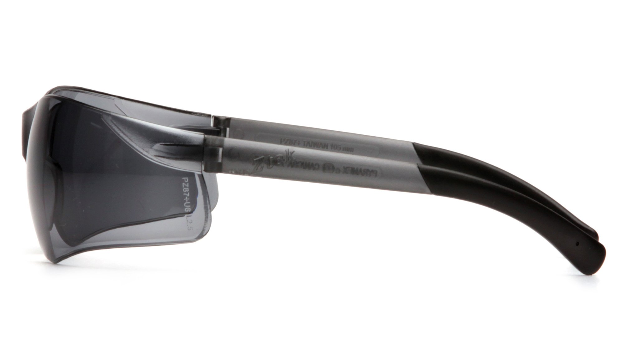 (12 Pair) Pyramex Ztek Glasses Gray Frame/Gray Anti-Fog Lens (S2520ST)