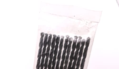 (12-Pack) 9/64" x 6" Aircraft Extension Black Oxide Drill Bit 135° HSS, OAL: 6"