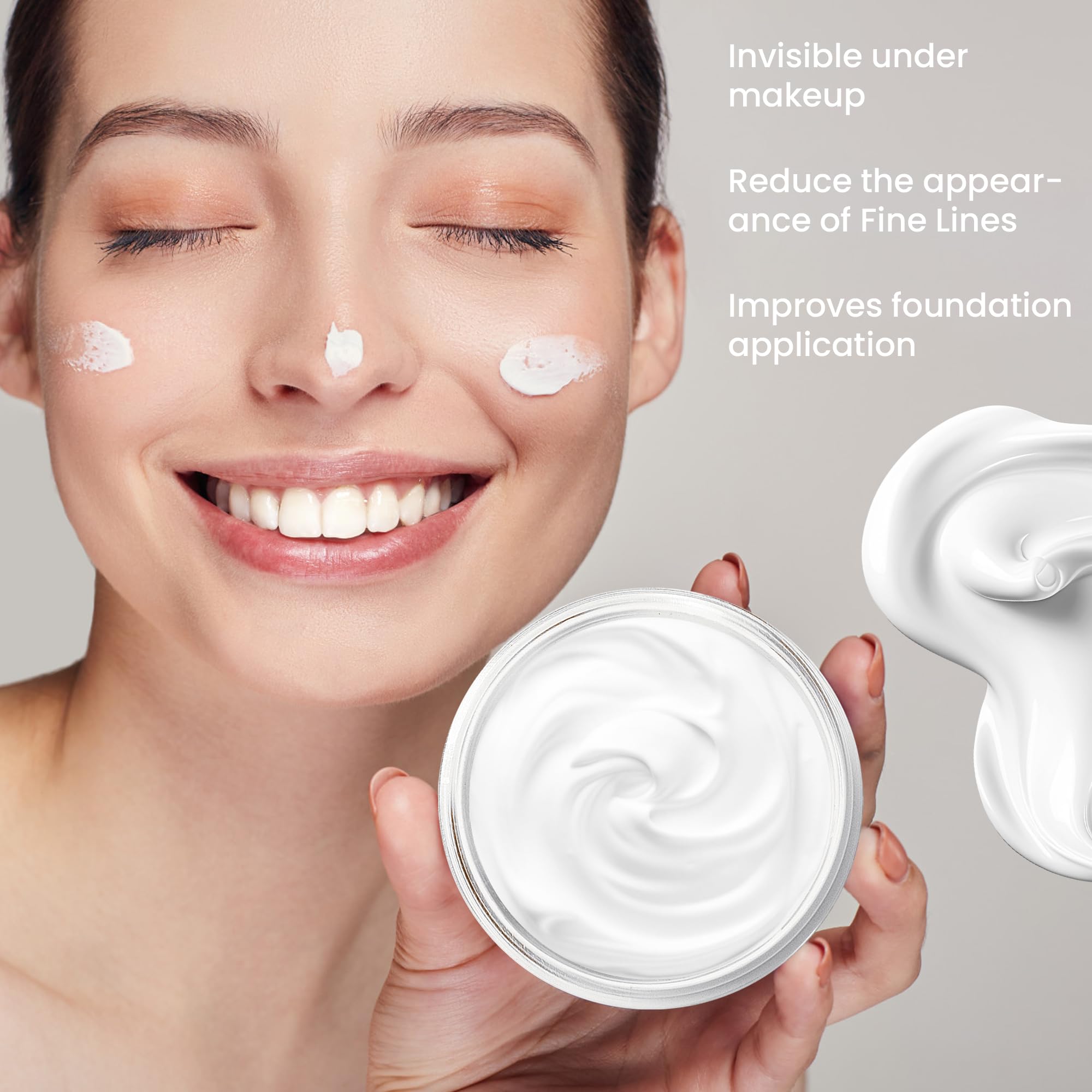 (3Oz)(SPF 30) Gel Primer for Face Before Makeup by Sweet Face Minerals, Foundation Primer, Hydrating Primer for Dry Skin, Dewy Primer, Moisturizing Primer, Primer Para Maquillaje