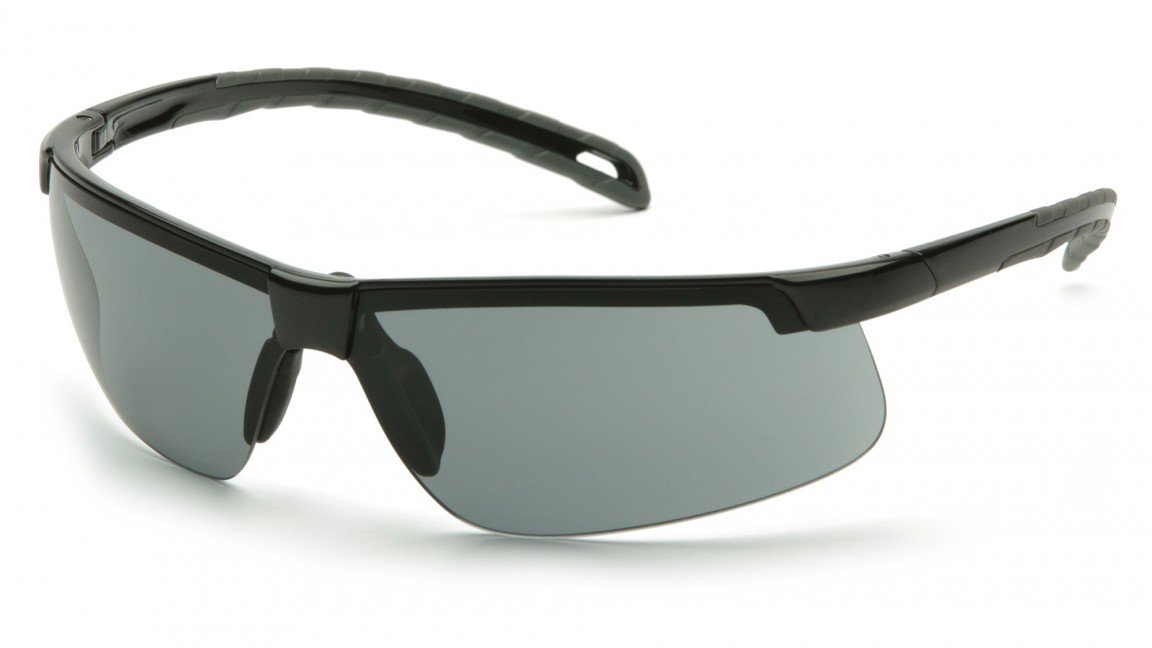 (12 Pair) Pyramex Ever-Lite Glasses Black Frame/Gray Lens (SB8620D)